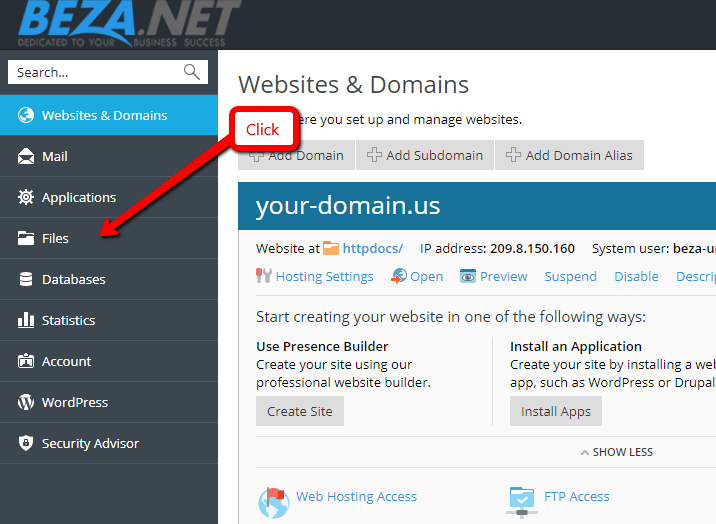 How To Upload Your Website via BEZA File Manager - Knowledgebase - BEZA.NET How To Upload Your Website via BEZA File Manager - Knowledgebase - BEZA.NET